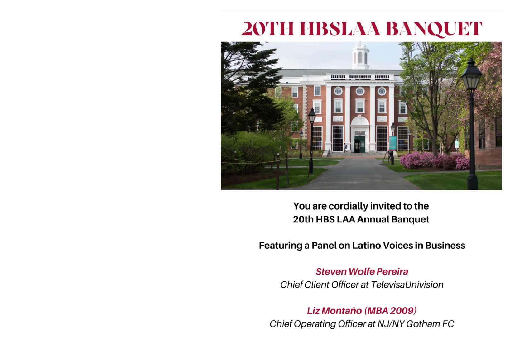 HBSLAA 20th Anniversary Banquet | www.hbscny.org